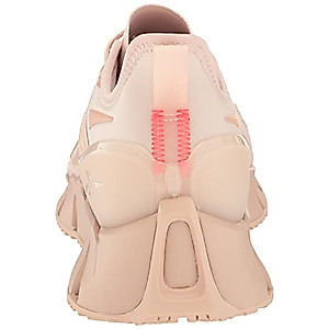 Reebok Women's Zig Kinetica 3.0 Sneaker, Soft Ecru/Neon Cherry, 8.5