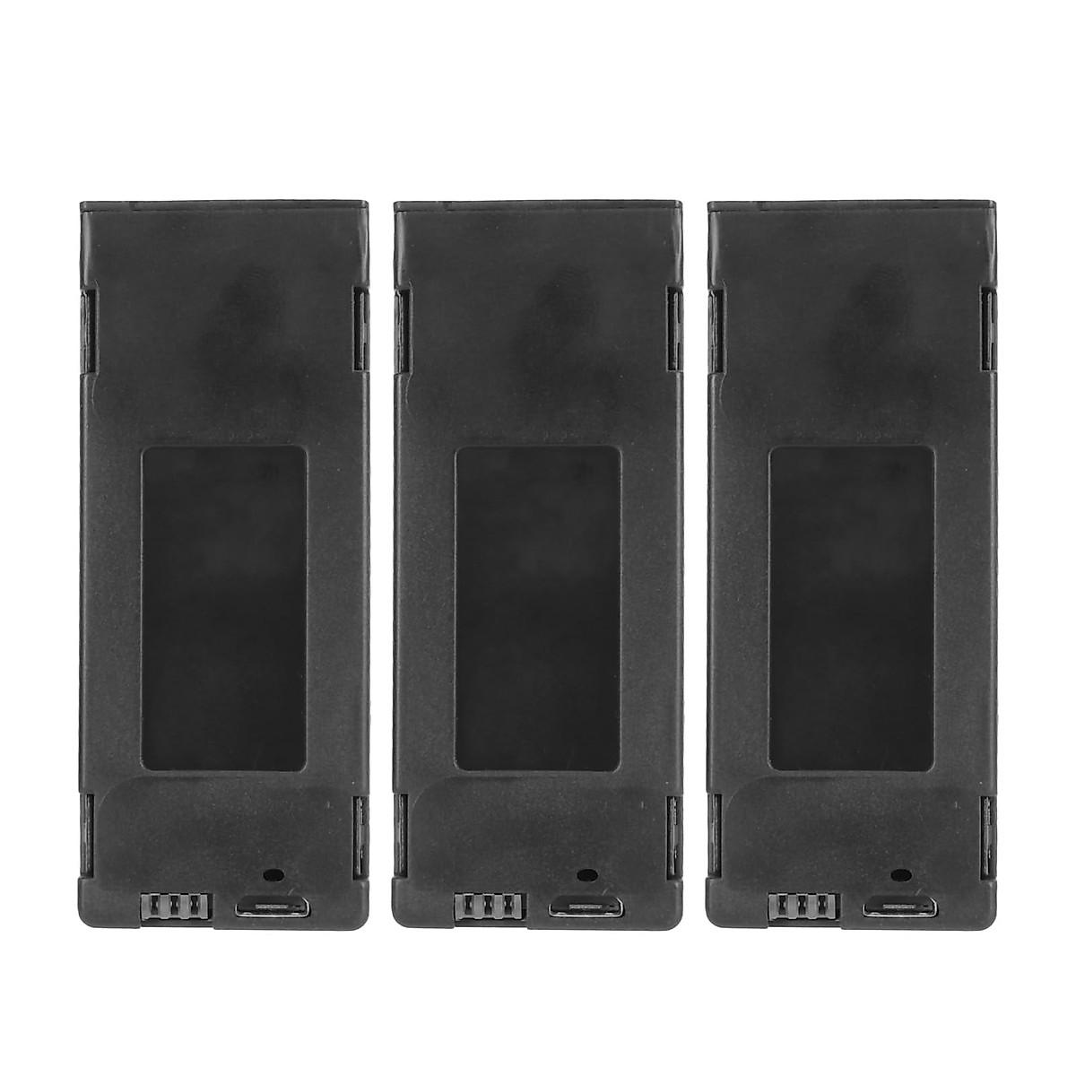 3Pcs 3.7V 1800mAh Drone Lipo Replacement Battery Compatible with E88 E88Pro E100 E99 K3 K6 E89 P1 P4 P5 P8 P10 RC UAV Drone, RC Quadcopter Drone Lithium Battery with 1 Tow 3 Cable