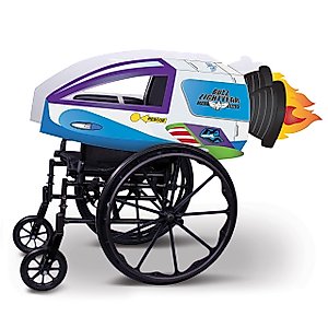 Disguise Buzz Lightyear Adaptive Wheelchair Cover for Kids, Official Toy Story Rolling Costume for Wheelchair