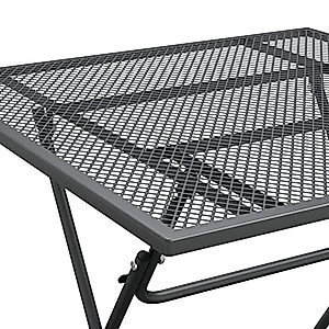 Camerina 5 Piece Patio Dining Set Patio Table and Chairs Set Outdoor Patio Dining Set Outdoor Patio Furniture Patio Set Expanded Metal Mesh Anthracite 3084720