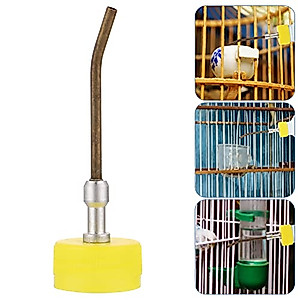Bird Water Feeder Bird Water Dispenser for Cage Bird Feeder Tube Drinker Container for Pet Parrot Budgie Lovebirds Cockatiel Bird Water Container
