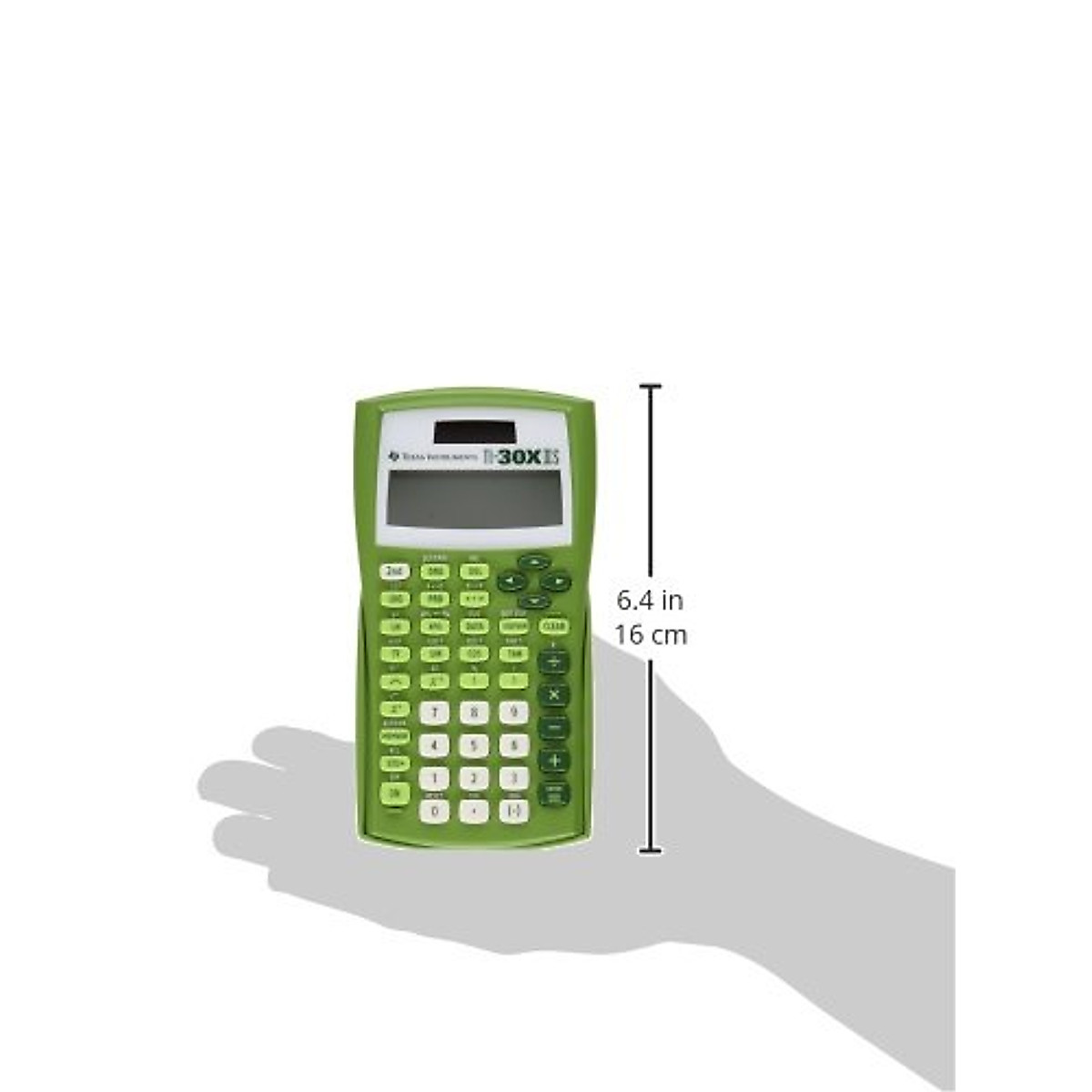 Texas Instruments TI-30X IIS 2-Line Scientific Calculator, Lime Green