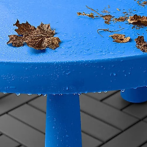 Ikea Mammut Children's Table Indoor Outdoor Blue 903.651.80 Size 33 1/2"