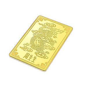CHOW SANG SANG 999.9 24K Solid Gold Price-by-Weight 19.98g Gold Dragon Bullion for Women and Men 938449