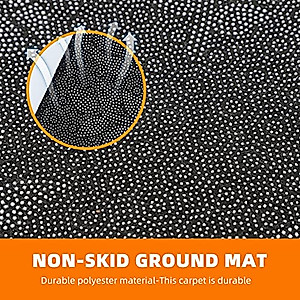 Operitacx Optical Illusion Rug 3D Area Rug Floor Mat Anti-Skid Doormat Carpet for Living Dinning Room Bedroom Kitchen