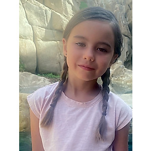 Heliums Small Hair Ties - Black - 1 Inch Hair Bands, 2mm Hair Elastics For Thin Hair and Kids - No Damage Ponytail Holders in Neutral Colors - 48 Count