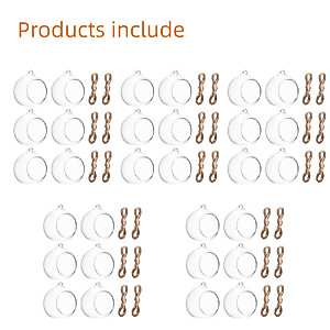 2.36"/ 6cm Hanging Tealight Candle Holder Glass Globes Air Plant Orb Glass Candlestick Lights Terrariums Candles Terrarium Vase Containers Home Decor Indoor Outdoor Garden DIY Gifts (30)