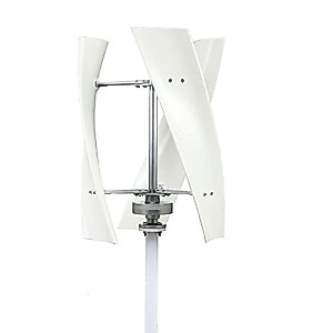 HUIZHITENGDA Vertical Wind Turbine Generator Kit,10000W 48V Vertical Axis Permanent Maglev Wind Turbine with Controller Suitable for Outdoor Garden Power Generation,220v