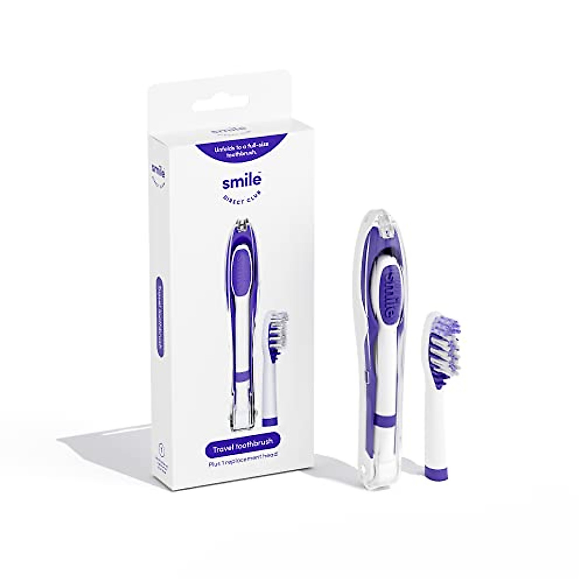 Smile Direct Club Travel Toothbrush with Replacement Head