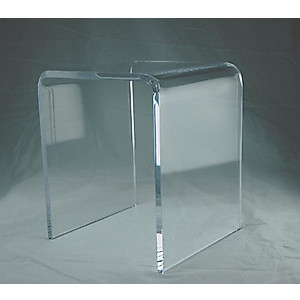 One Stop Plastic Shop 3/4" Clear Acrylic Lucite Shower Bench.
