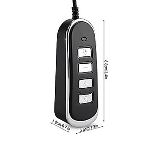 FOSA RJ9 to USB Headset Jack Cable Adapter Convertor for Audio Headphone Conversion Line Computer Headphones Line Using with Control Box