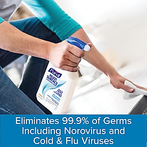 PURELL Multi Surface Disinfectant Spray, Citrus Scent, 28 fl oz Capped Bottle with Spray Trigger in Pack (Pack of 2), 2844-02-ECCAL