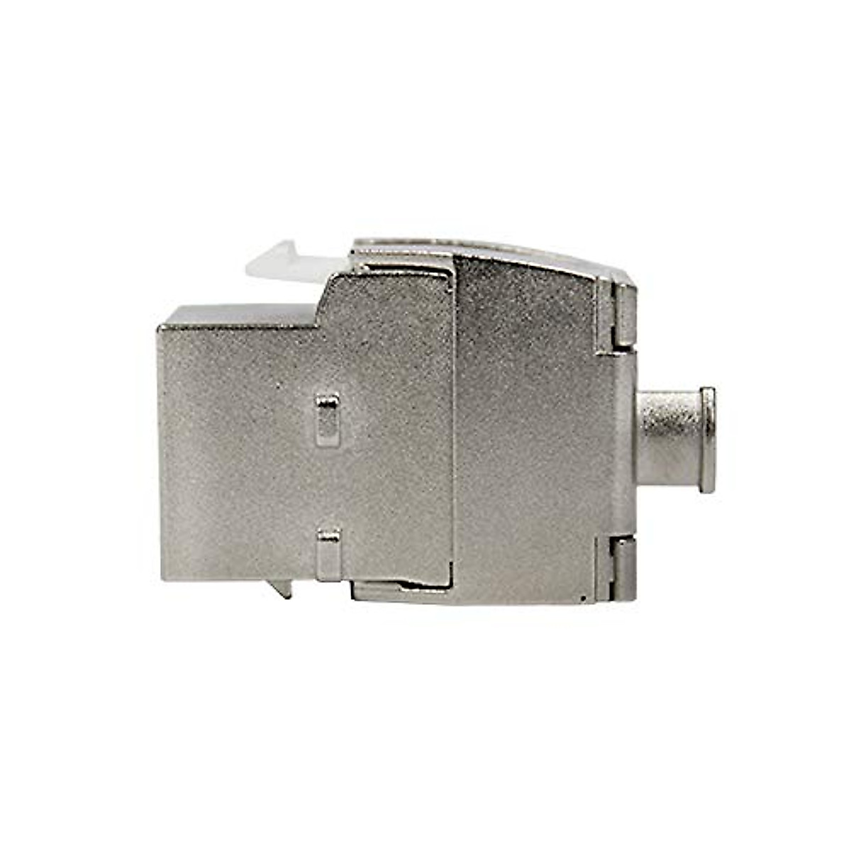 Elite Cat8 Shielded Keystone Jack, 40Gb (40 Gigabit), 180 Degrees, UL Listed, ETL Verified, RoHs/TAA Compliant, Auto Cover (5 Pack)