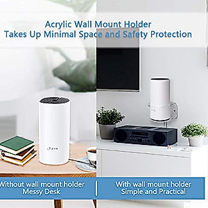 Koroao Wall Mount Holder for TP-Link Deco S4/TP-Link Deco M4/Deco P9 - Bracket Hanger Stand for TP-Link Deco M4 Whole Home Mesh WiFi System (2-Pack)