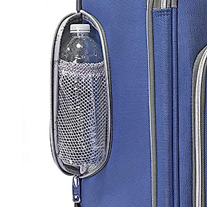 Olympia U.S.A. Tuscany 21" Expandable Carry-on Spinner, Blue