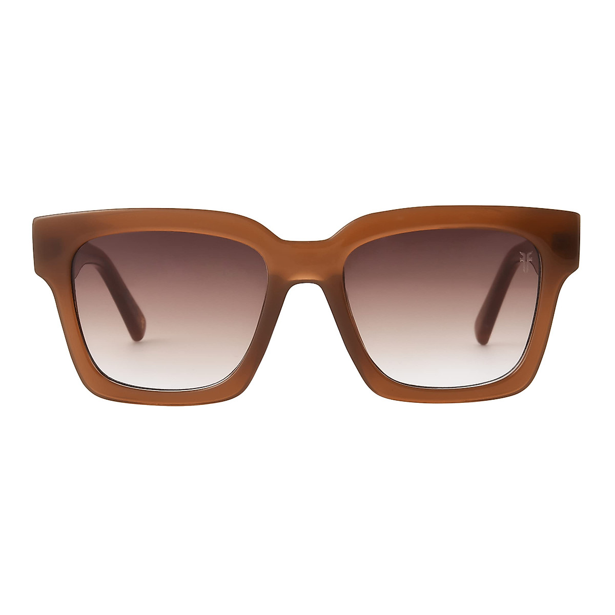 Frye Lisa Women's Square Sunglasses, Camel, 54mm