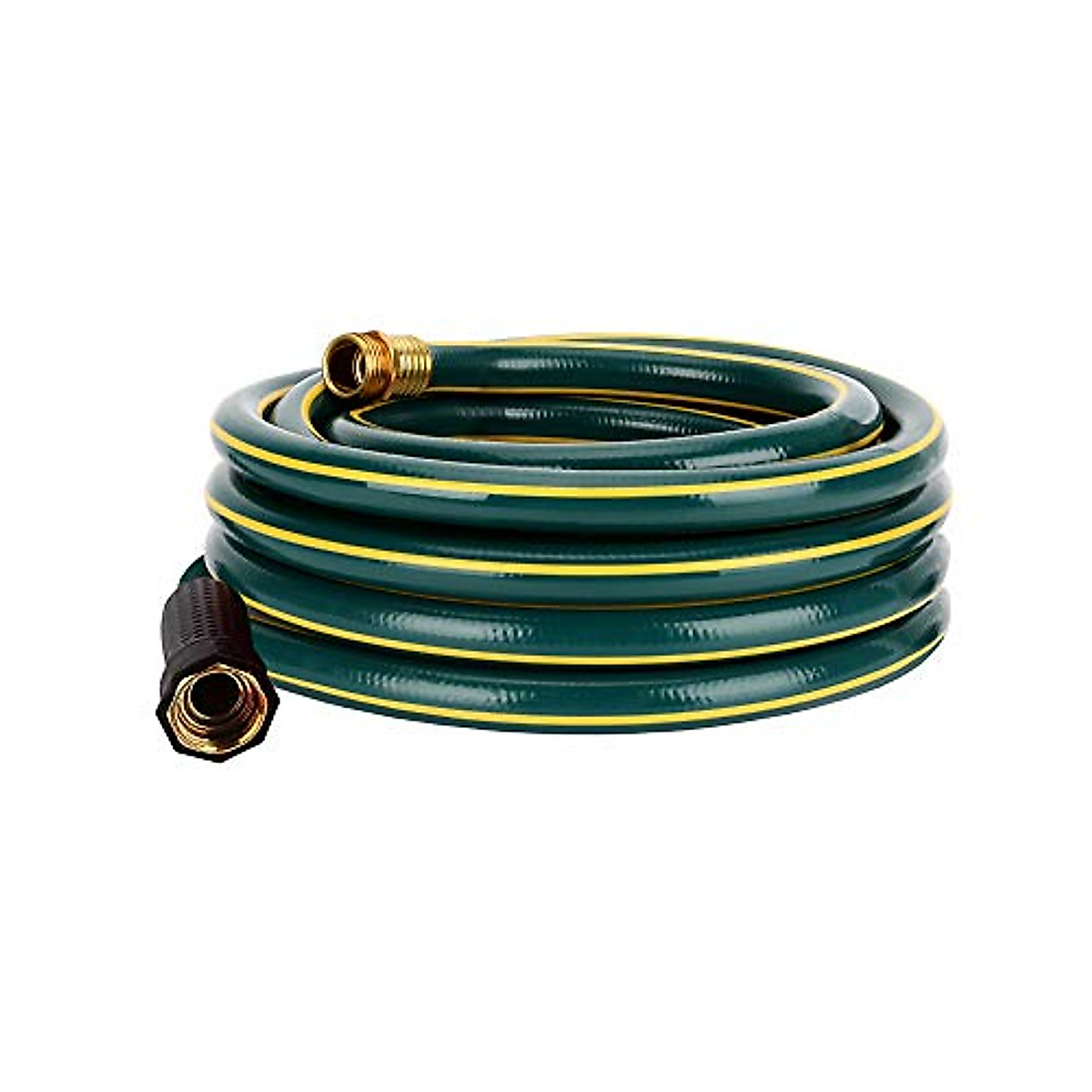 Solution4Patio Homes Garden 3/4 in. x 25 ft. Garden Hose, Brass Fittings, No Kink, No Leaking, Heavy Duty, High Water Pressure, for Extremely Weather 12 Year Warranty, No DOP, Environmental-Friendly