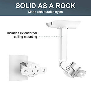 Wall Mount Brackets Compatible with Bose 161 Speaker and Bose Model 100 Speakers(White)