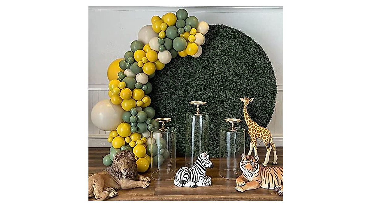 Mustard Balloons: Vintage Birthday & Baby Shower Decor