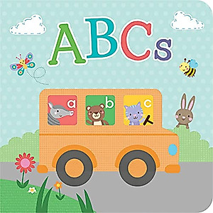 Little Learners 10 Board Book Library Set Includes Counting, Colors, Feelings, Animals, The Wheels on the Bus, Opposites, ABCs, Twinkle Twinkle Little Star, Please & Thank You, and Shapes