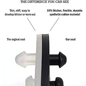 Flapper Seal Gaskets to Fix American Standard Vormax Toilet Leaking/Ghost Flush, Replace Part#7381424-100.0070A (2 Pack - Fix 1 Toilet)