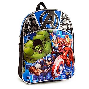 Marvel Avengers 11” Mini Toddler Preschool Backpack Featuring Spiderman, Iron Man, Captain America and More