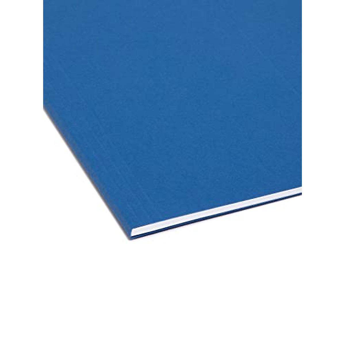 Smead Colored Hanging File Folder with Tab, 1/5-Cut Adjustable Tab, Letter Size, Navy, 25 per Box (64057)