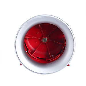 YaeCCC Motor Horn Siren Buzzer MS-390 AC 110V 1.5A 125DB Decibel Security