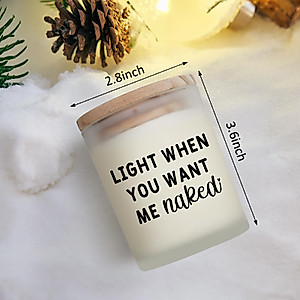 Christmas Gifts for Him Boyfriend Husband Men Couples Gift Ideas, Funny Stuffers for Stocking, I Love You Gifts for Him Anniversary Birthday Gifts for Boyfriend Romantic Gifts for Husband Men, Candles