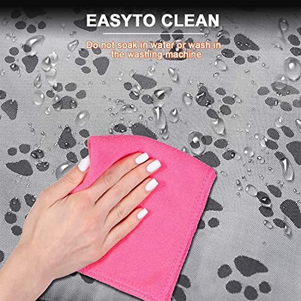 OCSOSO pet Heating pad, Electric cat Heating pad Indoor Temperature Adjustable Heated Dog pad,18inch Warming Auto-Off Heated mat for Cats Waterproof and Outdoor Use