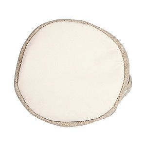 Bloomingville Soft-Sided Cotton Wool Storage Basket with Stripes, Multicolor