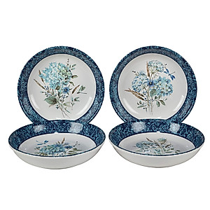 Certified International Bohemian Blue 24 oz. Soup/Cereal Bowls, Set of 4, Multicolor