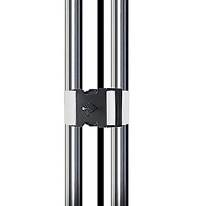 Fridge Refrigerator Cabinet Adult Child Proof Lock With Keys, [2 Packs] Fresheracc Adjustable French Door Guard Lock for Toddlers Children Kids Special Needs, No Drill No Screw No Adhesive (White)