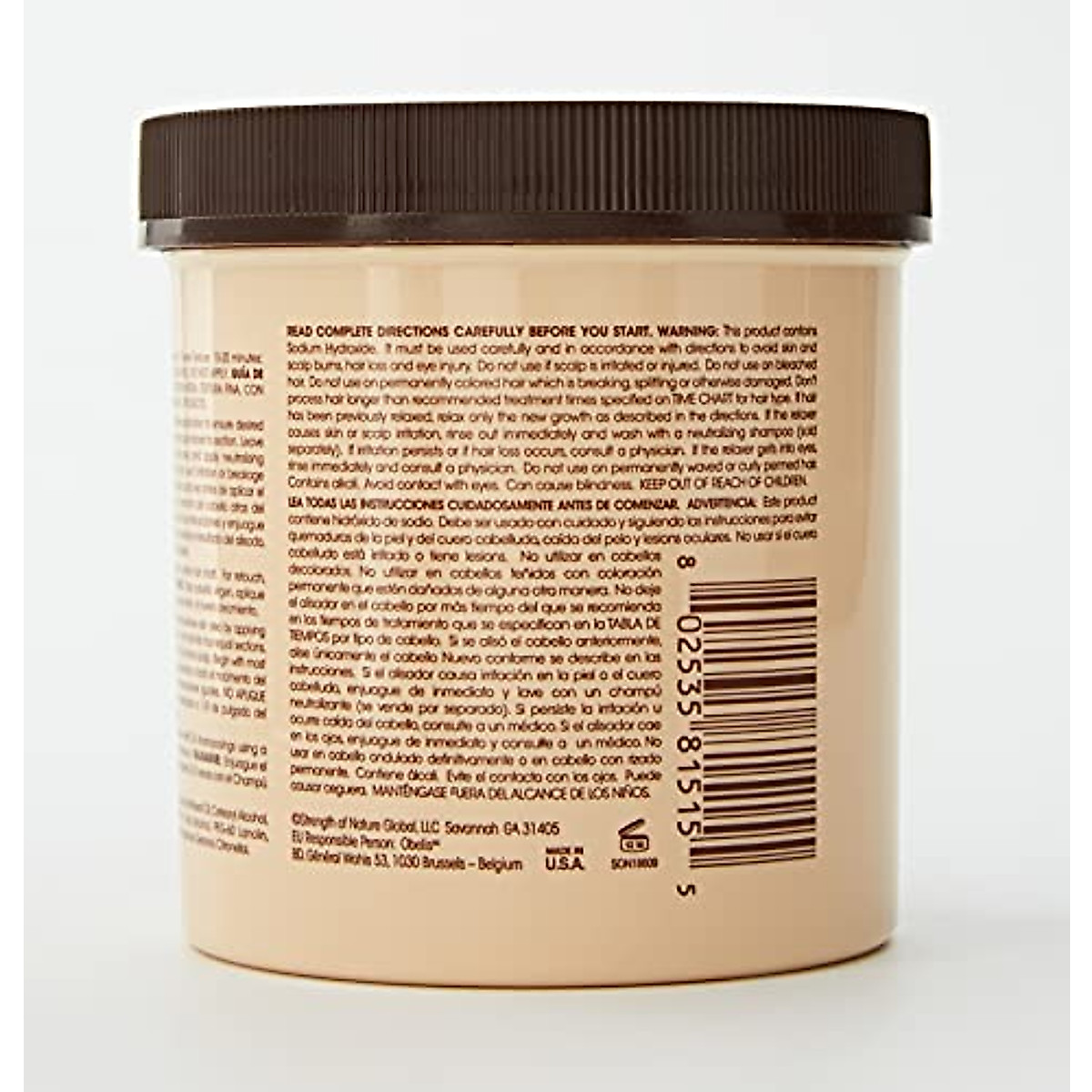 TCB No Base Creme Hair Relaxer with Protein and DNA Super 15.oz