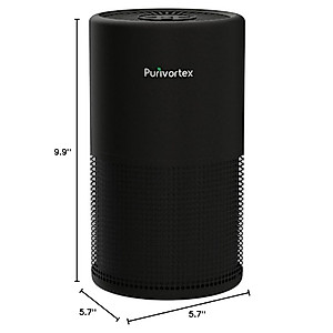 Air Purifiers for Bedroom Home, H13 True HEPA Air Filter, 20db Quiet Air Purifier for Dust Smoke Pollen Dander Pet Odor, Small Air Cleaner for Office Living Room, Ozone Free, 215 ft² Coverage