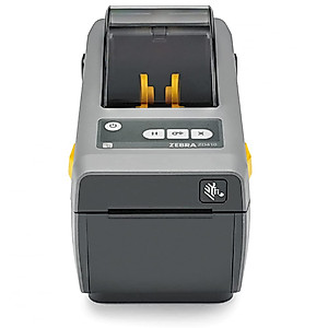 Ybpitt Zebra ZD410 Direct Thermal Only Desktop Printer - USB and USB Host, Modular Connectivity Slot - 2.2" Print Width, 203 DPI, 6 IPS, Monochrome Barcode Label Printer - ZD41022-D01000EZ JTTANDS