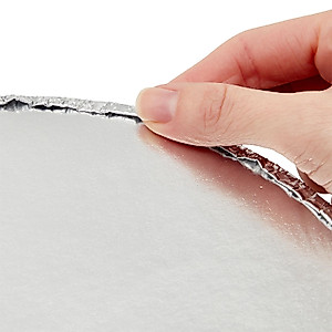 25 Pack 9 Inch Round Aluminum Pans with Lids, Disposable Foil Pie Tins for Baking, Roasting, Broiling, Cooking