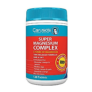 Carusos Natural Health Super Magnesium 120 Tablets