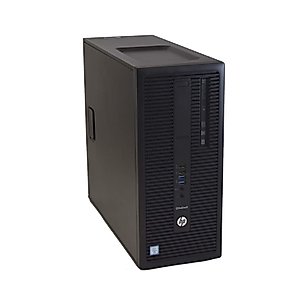 HP EliteDesk 800 G2 Business Desktop Mini Tower, Intel Core i5 6500 3.2Ghz, 16GB DDR4 RAM, 512GB SSD Hard Drive, Windows 10 Pro (Renewed)