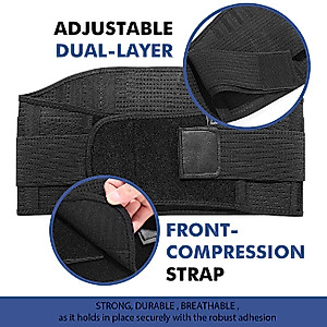 Racbeuk Lumbar Support Belt Lower Back Brace for Lifting, Herniated Disc, Sciatica, Pain Relief,Breathable Lumbar Brace for Men & Women