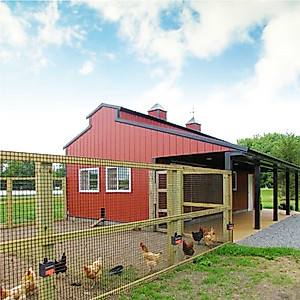 Univerayo Solar Powered Animal Repellent Deer Repellent Devices Predator Control Light Coyote Deterrent Repel Skunk Fox Rabbit Raccoon at Night Coyote Repellent for Yard Garden Chicken Coop 4 Pack