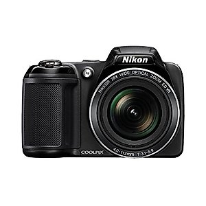 Nikon Coolpix L340 20.2 Megapixel Digital Camera With 28x Optical Zoom