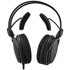 Audio-Technica ATH-A550Z Art Monitor Closed-Back Dynamic Headphones, Black