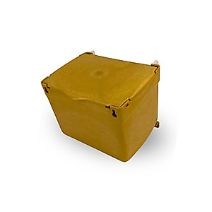 Plastic Finch Nest Box 2Gr - Ideal Shelter for Zebra & Society Finches, Easy Assembly Plastic Cage Removable Hooks, Ventilated Slats for Exotic Birds and Small Birds