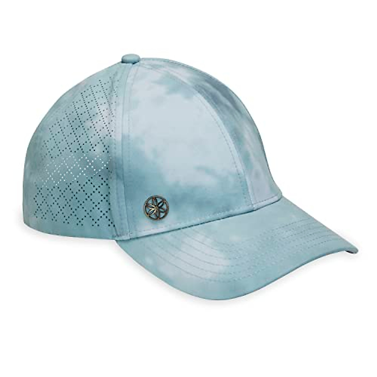Gaiam Wander Breathable Tie-Dye Geo Hat - Cute Women's Baseball Hat for Summer, Lightweight, Cool Geo Design Ball Cap with Adjustable Strap, Moisture-Absorbing Sweatband for Running & Hiking, Frost