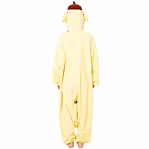 SAZAC Kigurumi - Pompompurin - Onesie Jumpsuit Halloween Costume (One Size)