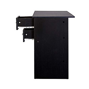 OneSpace Adina 2 Drawers Writing Desk, Black