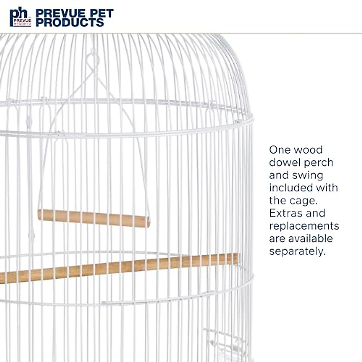 Prevue Hendryx SP31999Y Classic Round Bird Cage, Yellow