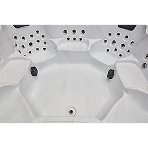 Luxury Spas Versalles 7 Person Hot Tub in Cloud Gray with Bluetooth
