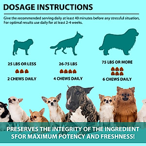 VCTSOF Calming Chews for Dogs 30 Cherws, Dog Calming Treats, Helps with Dog Anxiety, Separation, Barking, Stress Relief, Melatonin for Dogs, Sleep Calming Aid, All Breeds & Sizes (Pekingduck-30Chews)